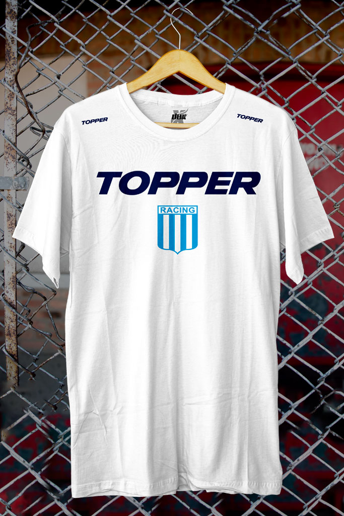 Remera Retro Racing Topper blanca - DUX Argentina